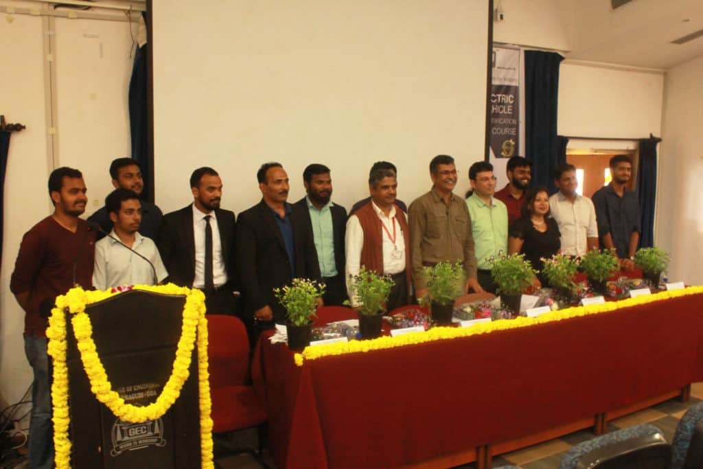 3 Days Workshop on Electric Vehicle Design & Development at Goa ...